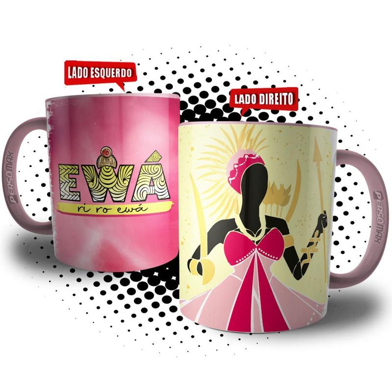 Caneca Ewá Yewá - Coleção Orixás da Umbanda e Candomblé Religiões de ...