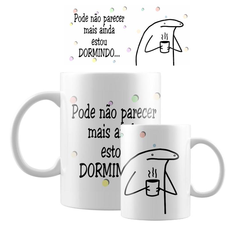 Caneca Flork - Ainda to dormindo - Flex Personalizados - Caneca Térmica ...