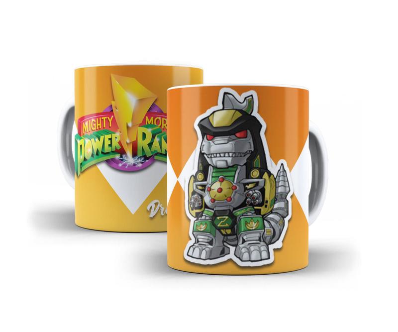 Caneca Geek Power Rangers DragãoZord - - Distribuidora Visual - Canecas ...