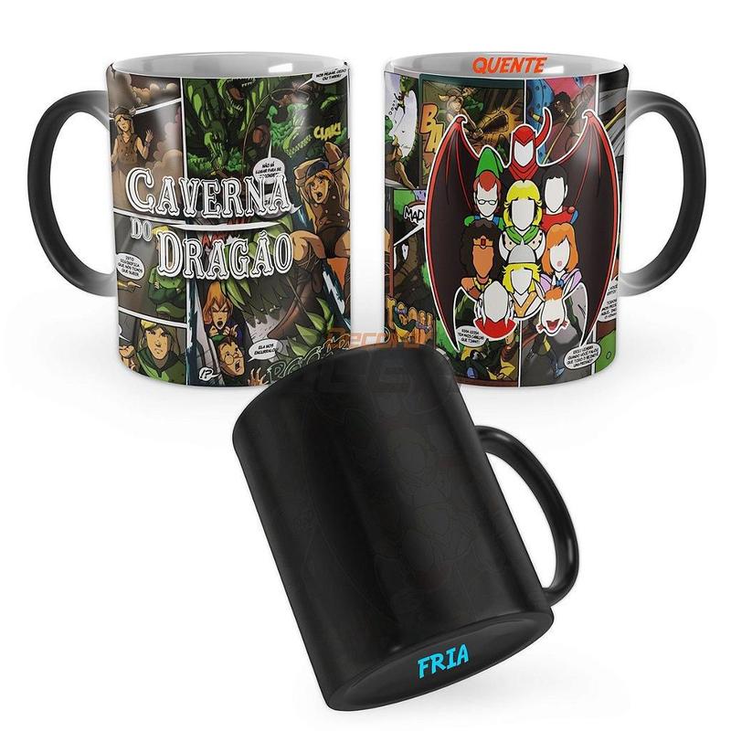 Caneca Mágica Caverna do Dragão - Decora Geek - Canecas - Magazine Luiza