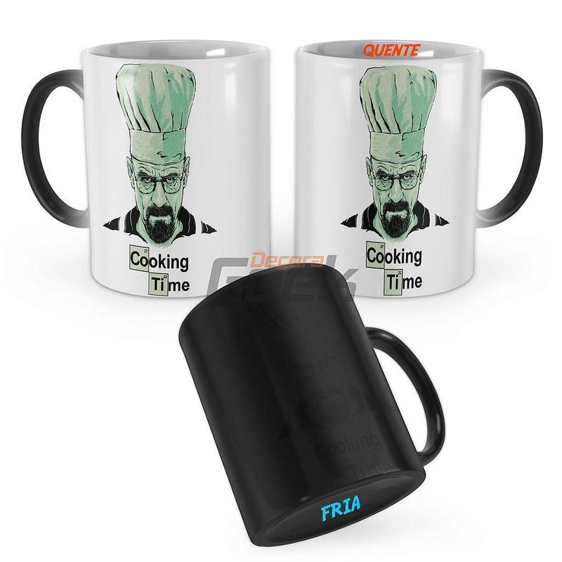 Caneca Mágica Cooking Time Breaking Bad Mod 2 - Decora Geek - Canecas ...