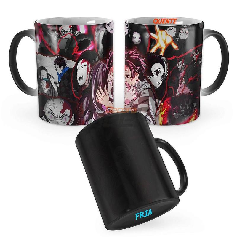 Caneca Mágica Demon Slayer Flashback Tanjiro e Nezuko - Decora Geek ...