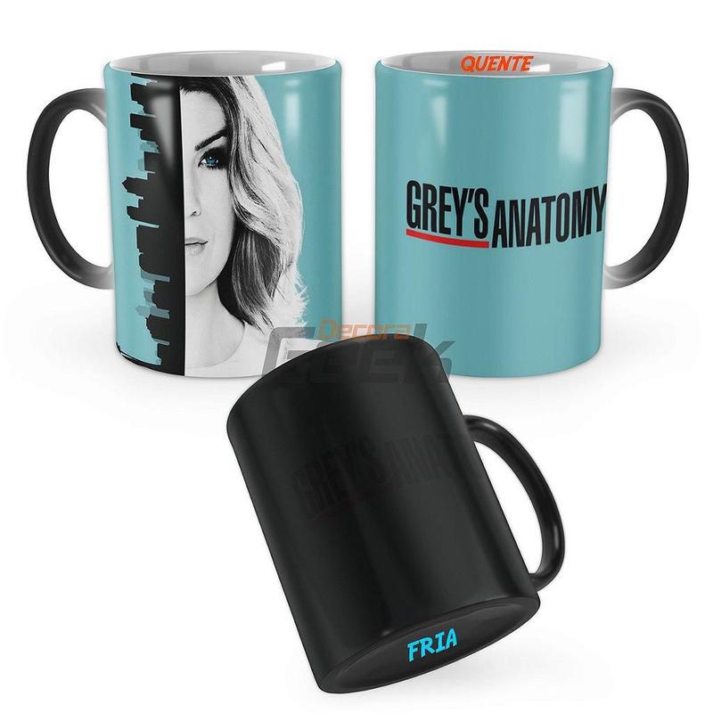 Caneca Mágica Greys Anatomy Seriado Meredith Mod 2 - Decora Geek ...