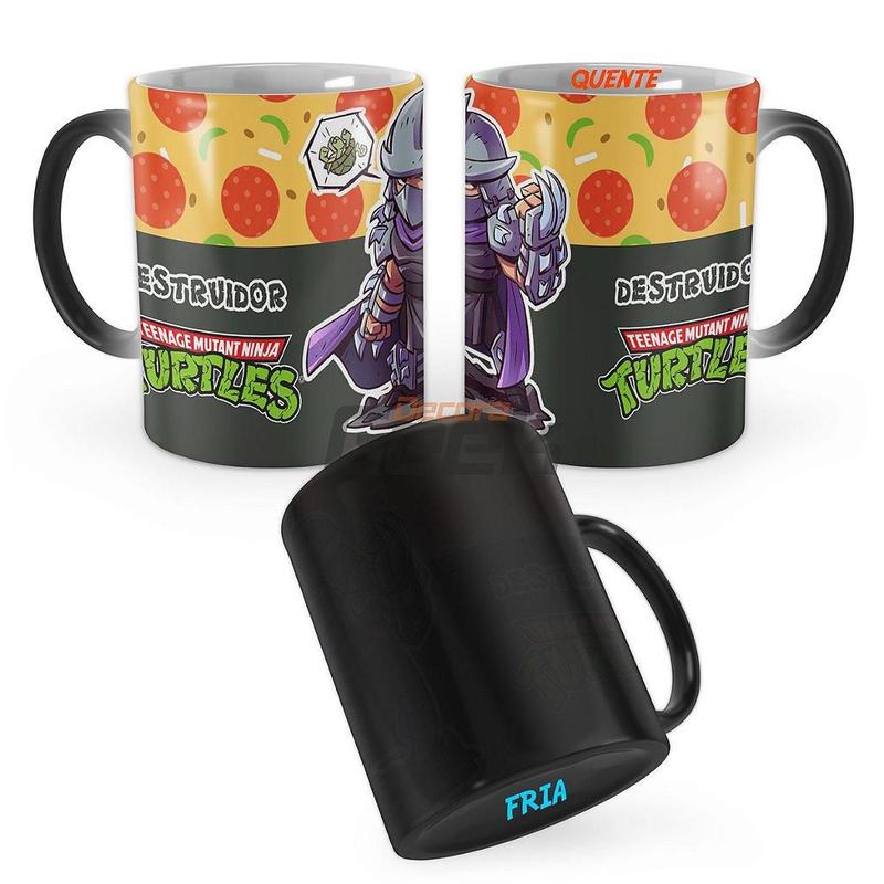 Caneca Mágica Tartaruga Ninja Destruidor Cartoon - Decora Geek ...