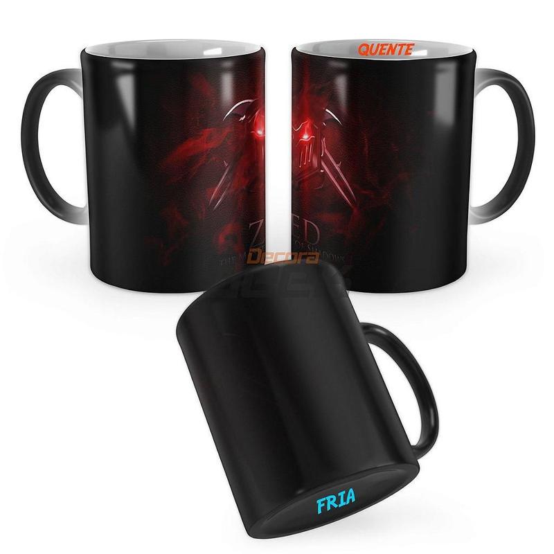 Caneca Mágica Zed League of Legends Lol Mod 2 - Decora Geek - Canecas ...
