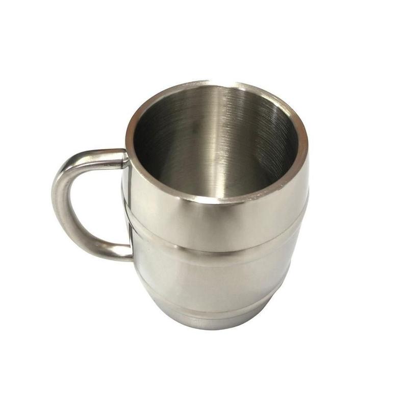Caneca Para Chopp Cerveja Parede Dupla Inox 420 Ml Churrasco - Utensilios Do Chef - Caneca de ...