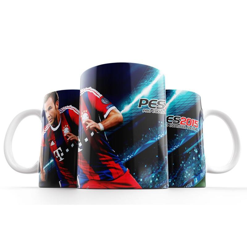 Caneca Pes Pro Evolution Soccer Cerâmica (+12 modelos) - JC Variedades ...