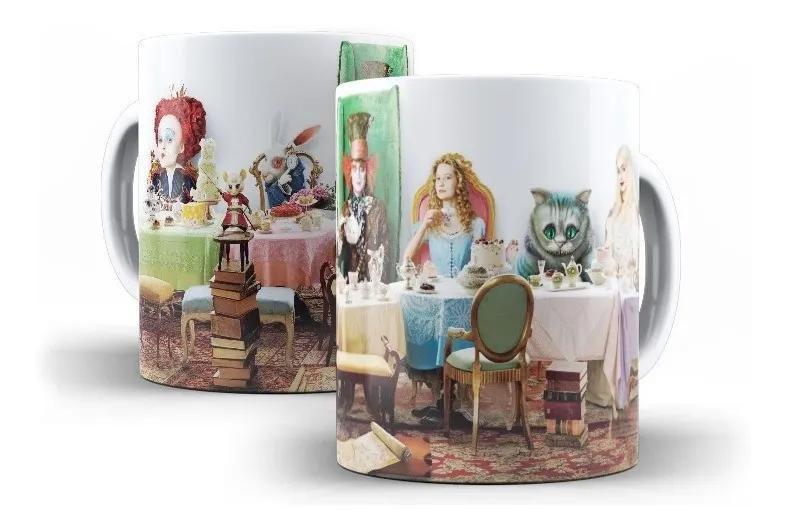 Caneca Porcelana Filme Alice No País Das Maravilhas - Villa Caneca ...