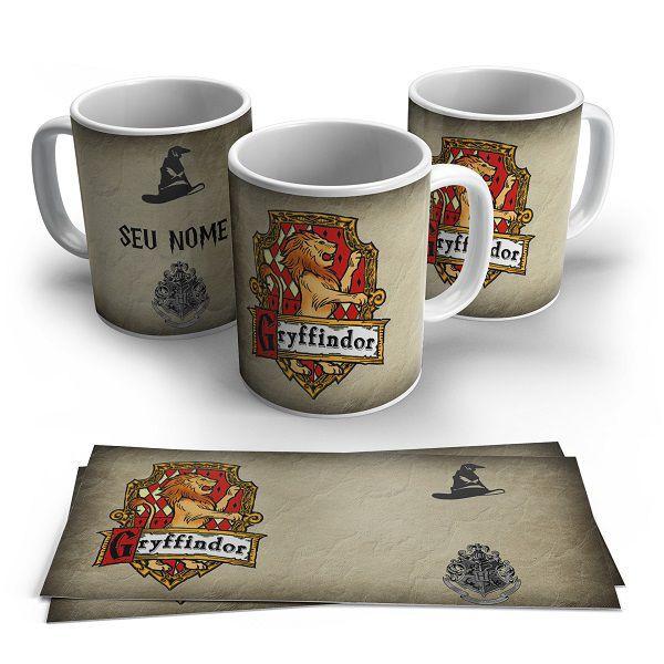 Caneca Porcelana Pers. Casa De Hogwarts Harry Potter 325ml - Topdecorrp ...