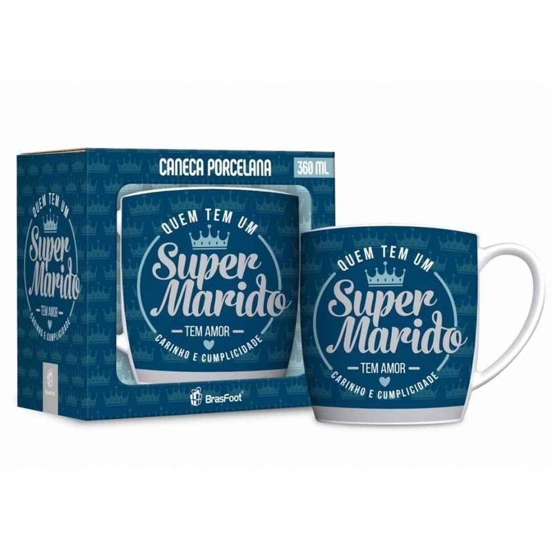 Caneca porcelana urban 360ml familia - marido - BRASFOOT - Canecas ...
