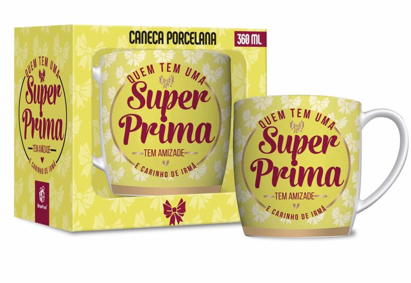 Caneca porcelana urban 360ml - família - prima - Brasfoot - Canecas ...
