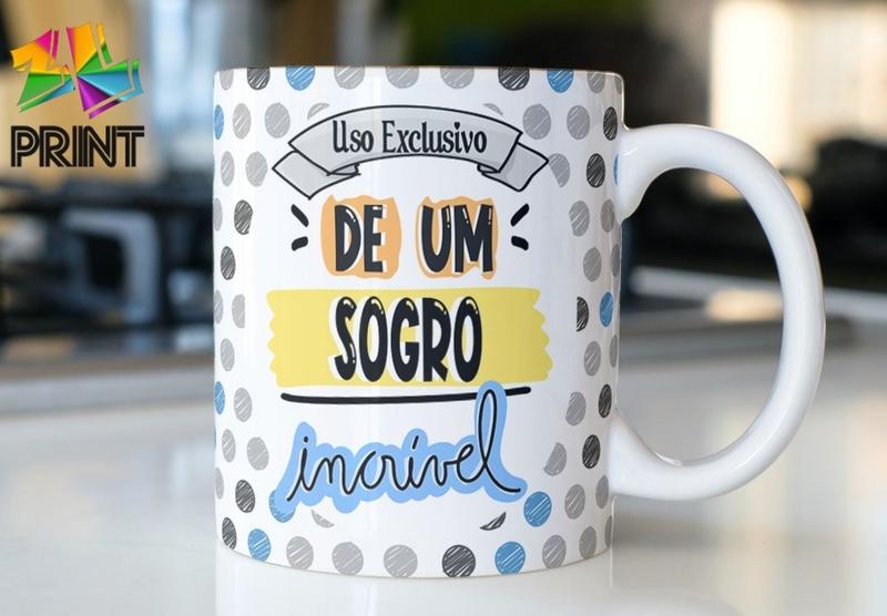 Caneca Porcelana Uso Exclusivo de Um Sogro Incrível - Dia dos Pais ...