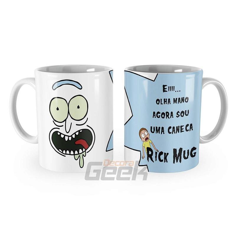 Caneca Rick e Morty Agora Sou Uma Caneca - Decora Geek - Canecas - Magazine Luiza