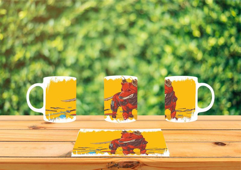 Caneca Tema Mundo Animal Dogpool - Perfil Nativo Personalizados ...