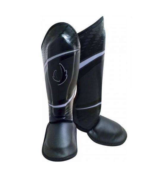 Caneleira Muay Thai MMA Injetada Fight Brasil Preta - Pro - Athrox ...