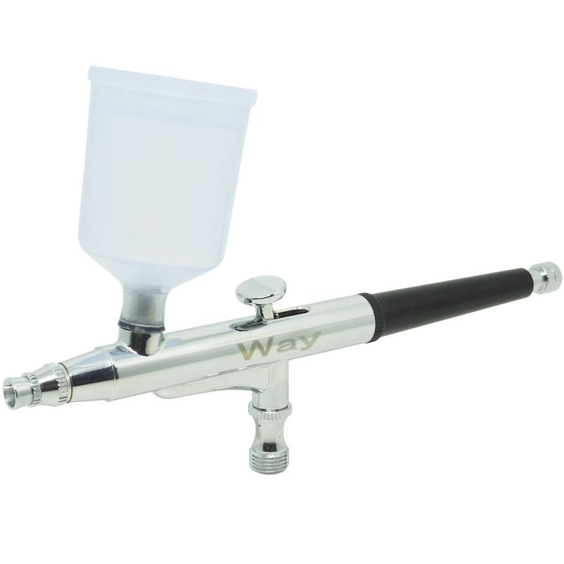 Caneta Aerógrafo Aerográfica Pistola Dupla Ação Profissional 0,3 mm 2 ...