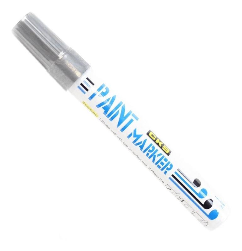Caneta Cks Paint Marker Prata PA208 PR PA208 PR - Caneta - Magazine Luiza