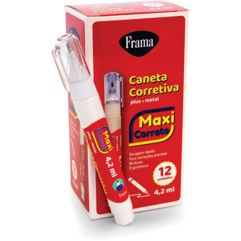 Caneta Corretiva maxi correto - Corretivo Escolar - Magazine Luiza