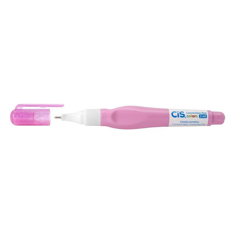 Caneta Corretivo Pen Colors 2ml - CIS - Corretivo Escolar - Magazine Luiza