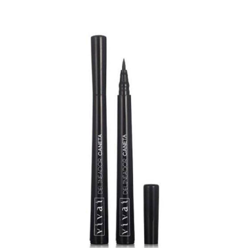 Caneta Delineadora para Olhos Vivai - Preto - Delineador - Magazine Luiza