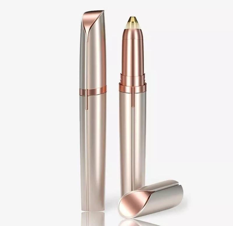 Caneta Depiladora De Sobrancelha Indolor Com Led Tipo Soft Touch Brows Nv - FLAWLBSS - Depilador ...