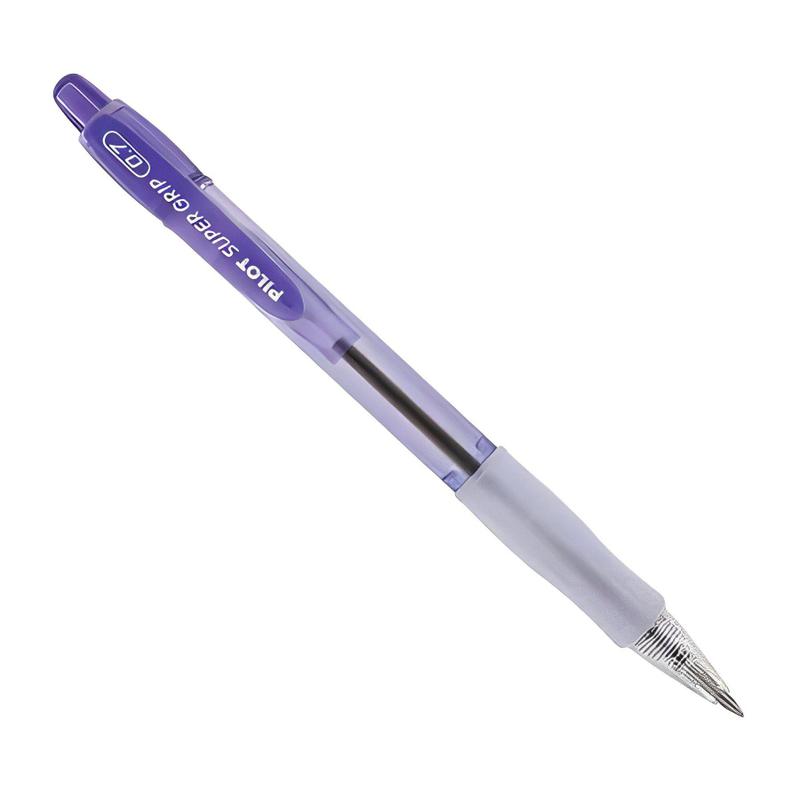 Caneta Esferográfica Retrátil Pilot Super Grip Colors Tinta Colorida 0. ...