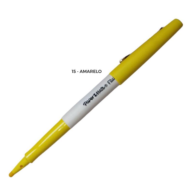 Caneta Hidrográfica Flair Bold 1,2mm Grossa Papermate - Caneta ...
