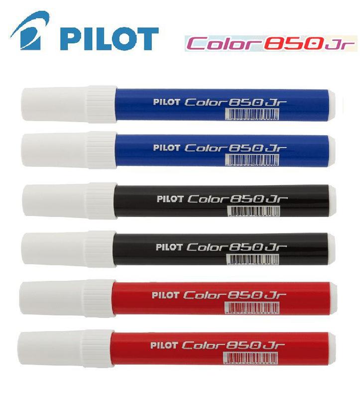 Caneta Hidrográfica Pilot Color 850 Jr AZ-PT-VM c/6 Unidades - Caneta ...