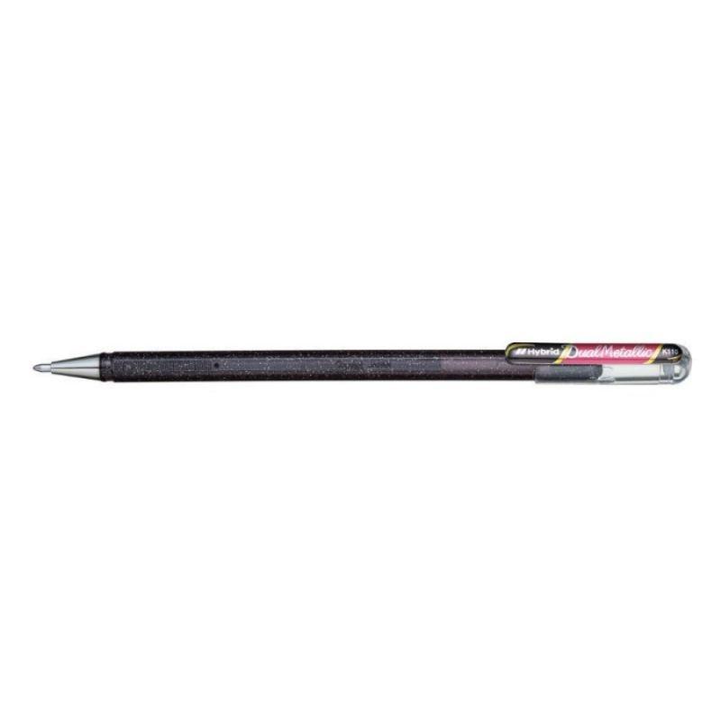 Caneta k110 gel hybrid dual 1.0mm k110 metallic preta k110-dax - PENTEL - Caneta - Magazine Luiza