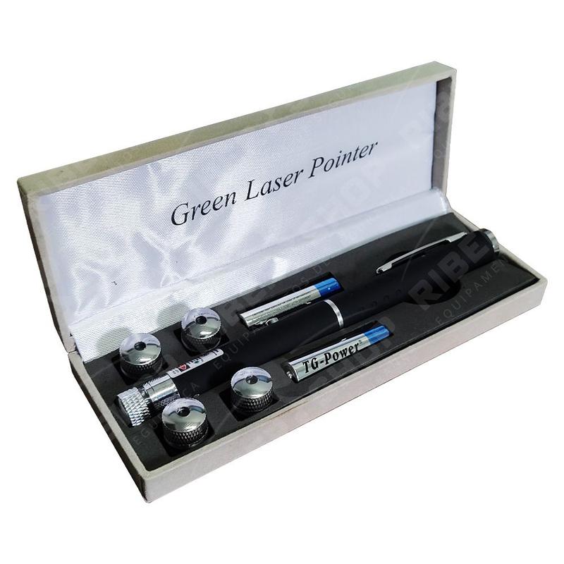 Caneta Laser Pointer Verde Ultra Forte Alcance - Ribershop - Materiais ...