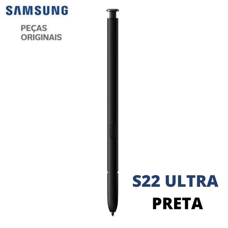 Caneta Origina Samsung S22 Ultra Preta GH96-14790A - Caneta Touch para ...