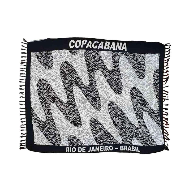 Canga De Praia 100% Viscose - Copacabana 1,60Mx1,10M - Balisun - Canga ...