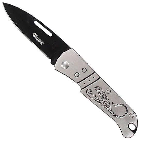 Canivete Tático Dobrável P/Pesca e Caça Aço Inox Com Abridor Western ...