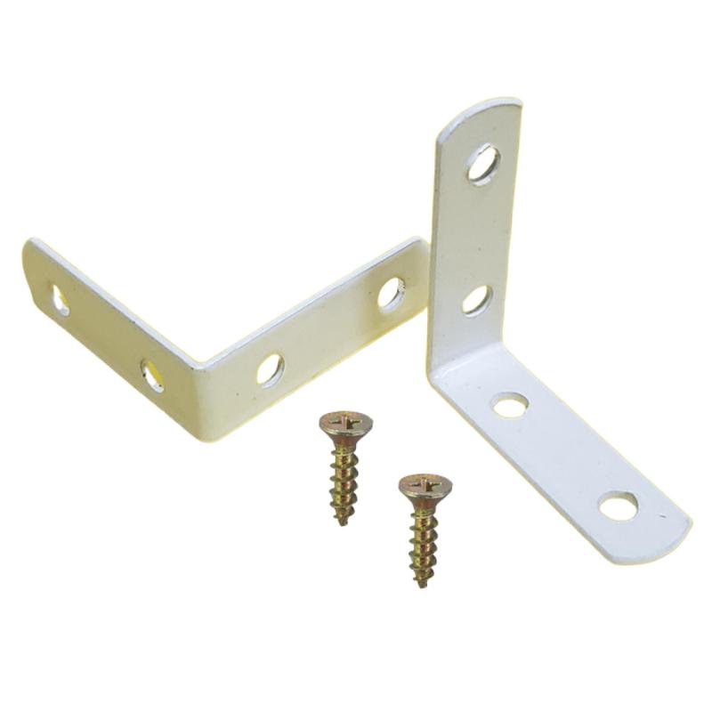 Cantoneira Móvel Suporte L 75 x 75 Branca + Parafusos 10 PÇ - HAYNER ...