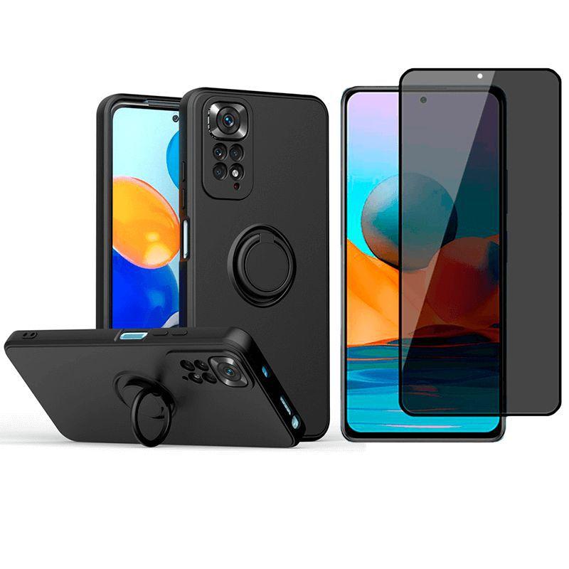 Capa Anti Impacto Xiaomi Redmi Note 11 / 11s + Privacidade - M9 - Kit ...