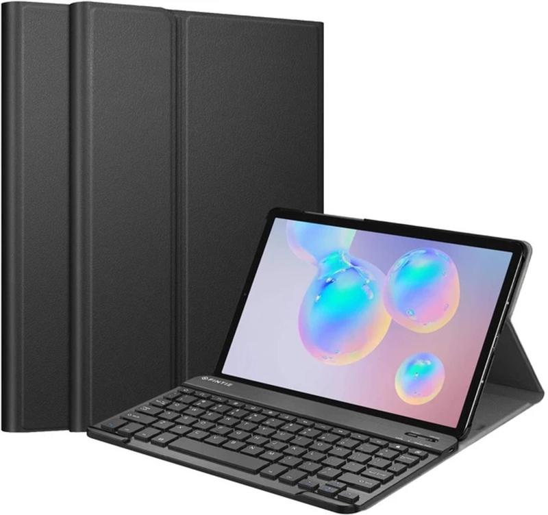 Capa Book Com Teclado via bluetooth Para Tablet Samsung Galaxy A8 X200 ...
