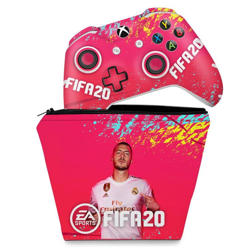 Capa Case e Skin Compatível Xbox One Slim X Controle - Fifa 20 - Pop ...