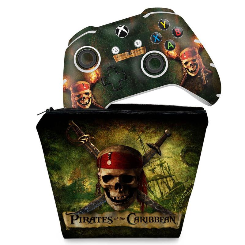 Capa Case e Skin Compatível Xbox One Slim X Controle - Piratas Do ...