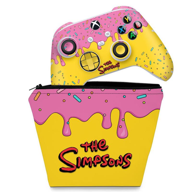 Capa Case e Skin Compatível Xbox Series S X Controle - The Simpsons ...
