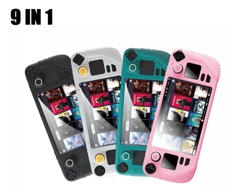 Capa Case Proteção Silicone 9 In 1 Grips Para Steam Deck - ForSteam ...