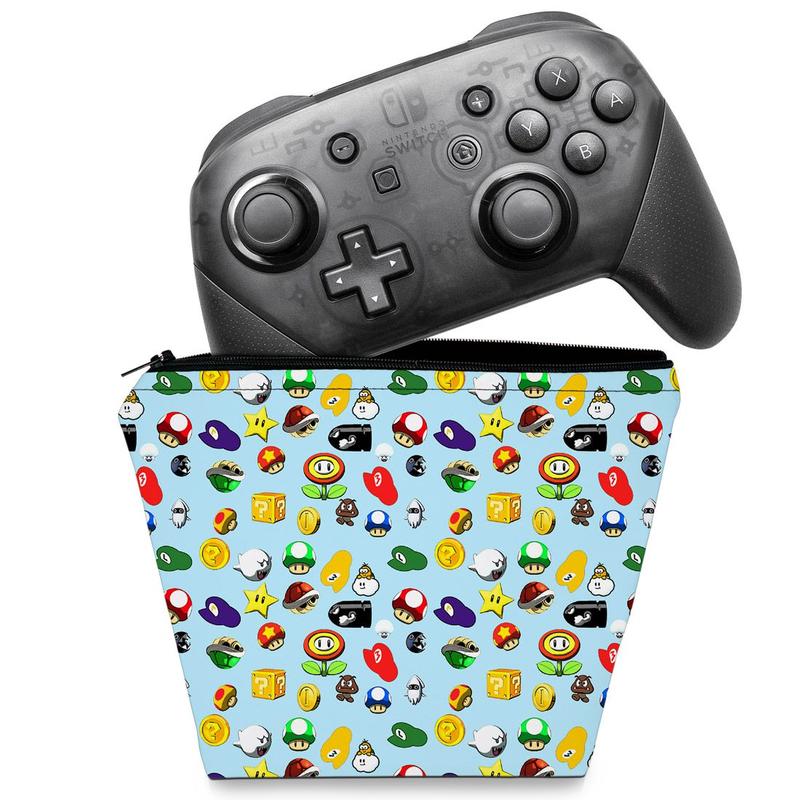 Capa Compatível Nintendo Switch Pro Controle Case - Super Mario - Pop ...