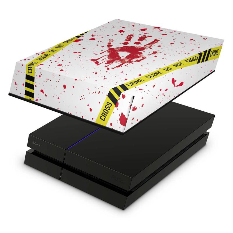 Capa Compatível PS4 Fat Anti Poeira - Cena de Crime Scene - Pop Arte ...