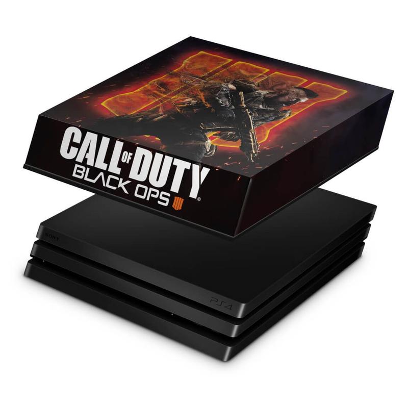 Capa Compatível PS4 Pro Anti Poeira - Call of Duty Black Ops 4 - Pop Arte Skins - Outros Games ...