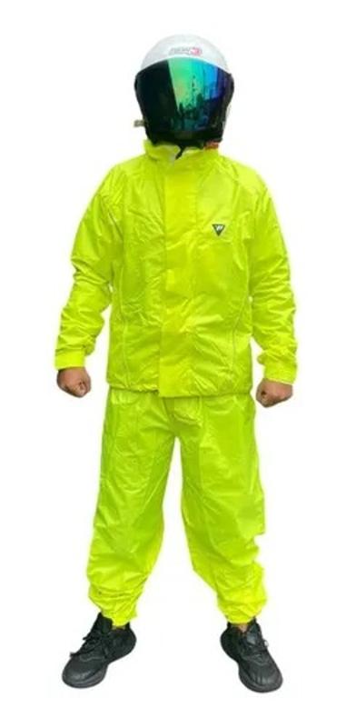 Capa De Chuva Motoqueiro Nylon Amarelo Limão Pantaneiro - Pantaneiro - Capas de Chuva Moto ...