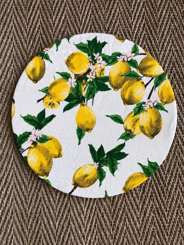 Capa de Sousplat para Base Mdf 3 mm e 35 cm Limão Siciliano. - Sack ...