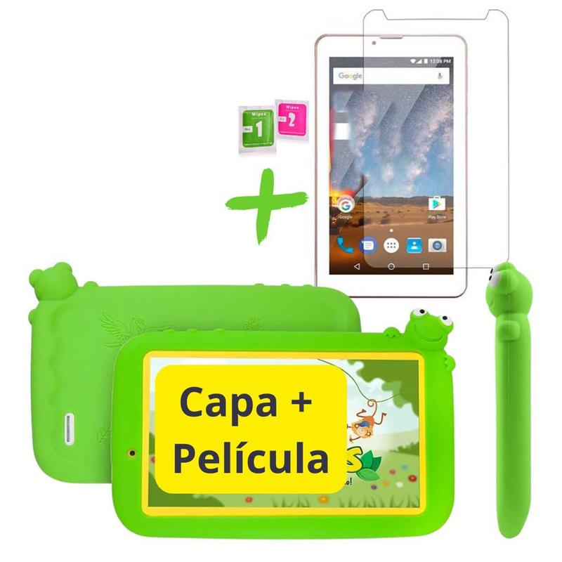 Capa emborrachada Sapo infantil p/ Tablet 7 poleg DL Twist How ...
