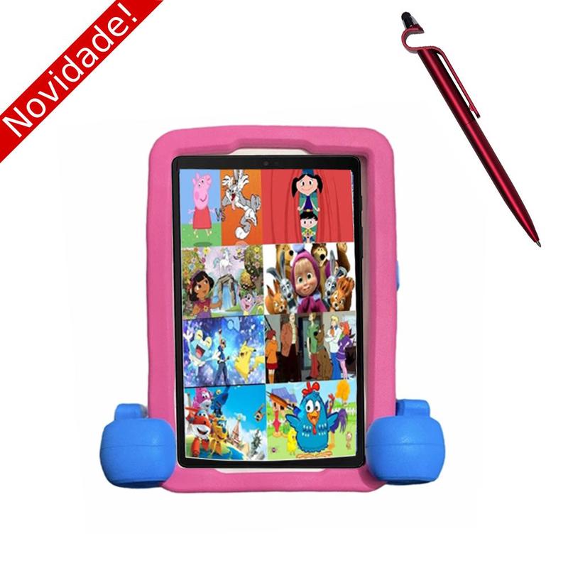 Capa Infantil Tablet Para Fire Hd8 + Caneta - Duda Store - Capa, Case e ...
