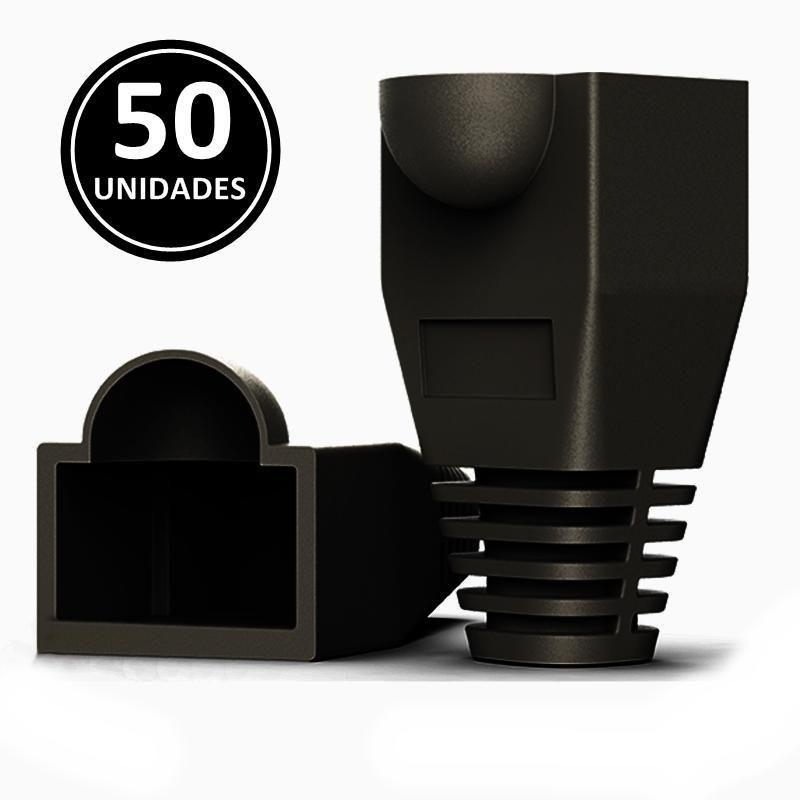 Capa para Conector RJ45 50 unidades Preta - Lotus - Plugs e Adaptadores ...