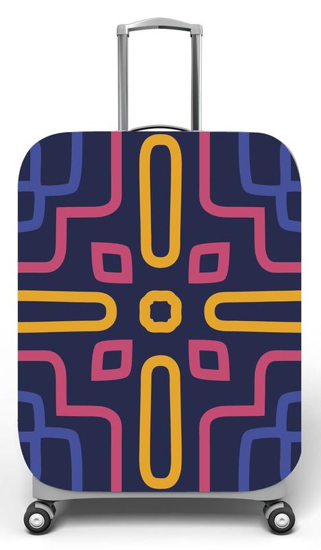 Capa para mala de viagem G, medidas max C48x A75 x P29cm Padrão ...