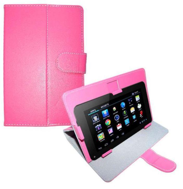 Capa para Tablet de 7 Polegadas Cor Rosa com Suporte e Fecho - F3 ...